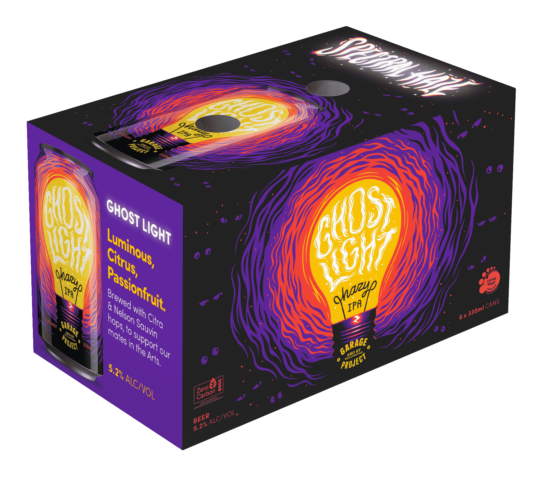 Garage Project Ghost Light Hazy IPA 6pk cans - Beer-Craft : Waipu ...