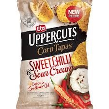 Eta Uppercuts Corn Tapas Sweet Chilli & Sour Cream 140g - Other-Snacks ...