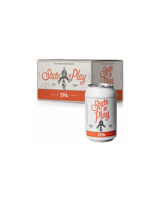 State of Play IPA 6pk cans - Beer-Non-Alcoholic : Waipu Liquor Centre