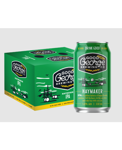 Good George Haymaker IPA 6pk cans - Beer-Craft : Waipu Liquor Centre
