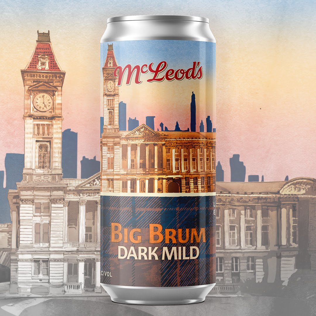 McLeod's Big Brum Dark Mild 440ml - Beer-McLeods, Waipu : Waipu Liquor ...